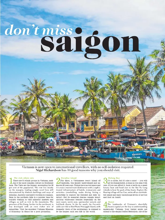 Saigon don’t miss - PressReader