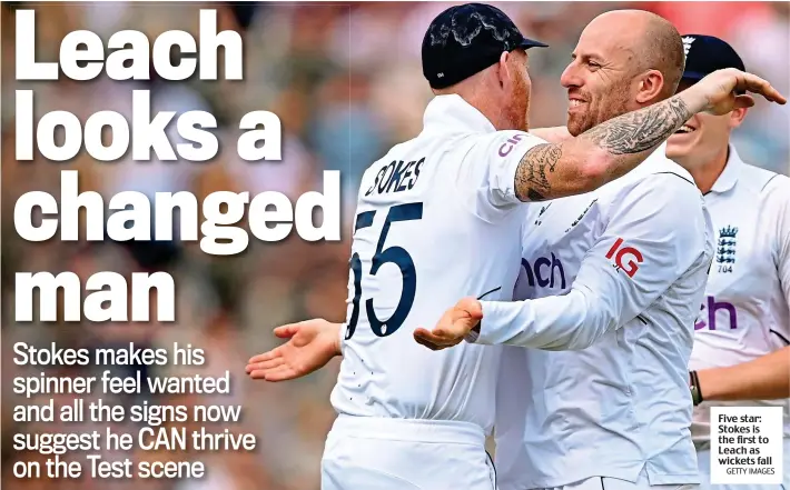 Leach looks a changed man - PressReader