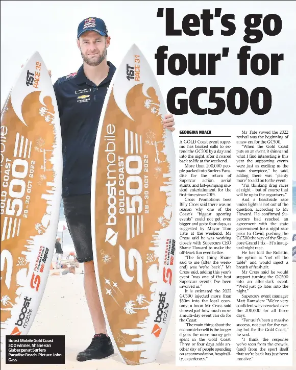 ‘Let’s go four’ for GC500 - PressReader