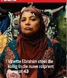 Vinette Ebrahim steel die kollig in die nuwe rolprent - PressReader