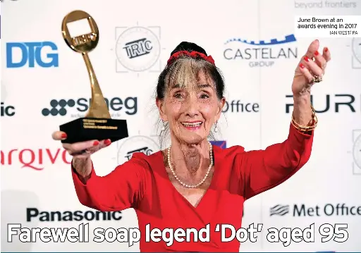 Farewell soap legend ‘Dot’ aged 95 - PressReader
