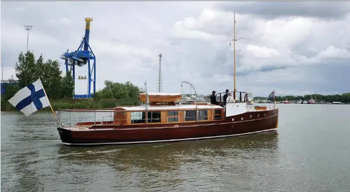 Åbobåten Airawata blir 100 år: en unik finsk salongsbåt - PressReader