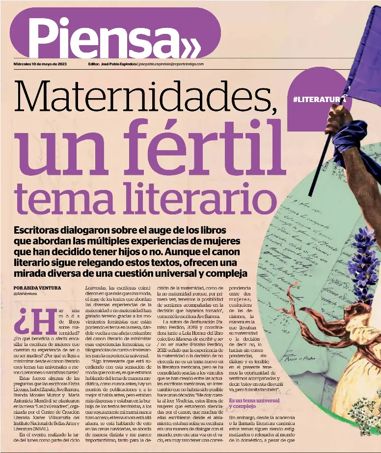 Maternidad­es, un fértil tema literario - PressReader