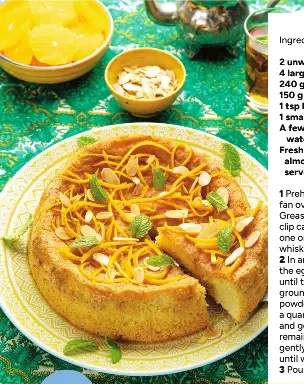 Orange and Almond Cake - PressReader