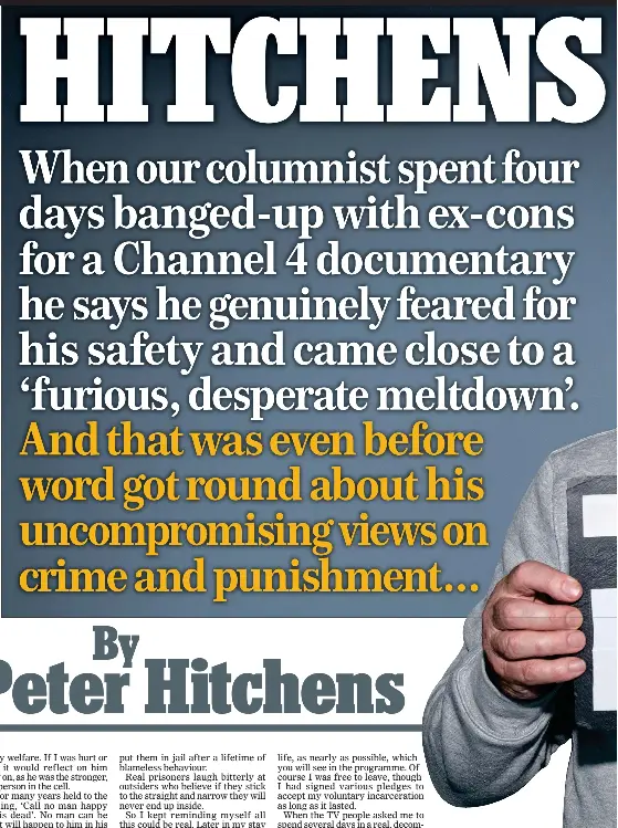 HITCHENS BEHIND BARS - PressReader
