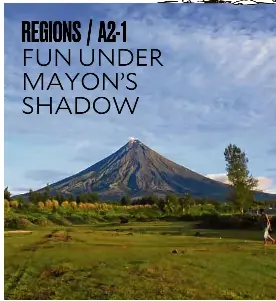 FUN UNDER MAYON’S SHADOW - PressReader