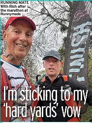 Running with terminal cancer I’m sticking to my ‘hard yards’ vow - PressReader