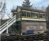 Signal box progress at Llangollen line’s Corwen terminus - PressReader