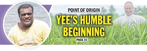 YEE’S HUMBLE BEGINNING - PressReader