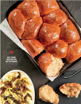 BEET BUNS with BILTONG BUTTER BOARD - PressReader