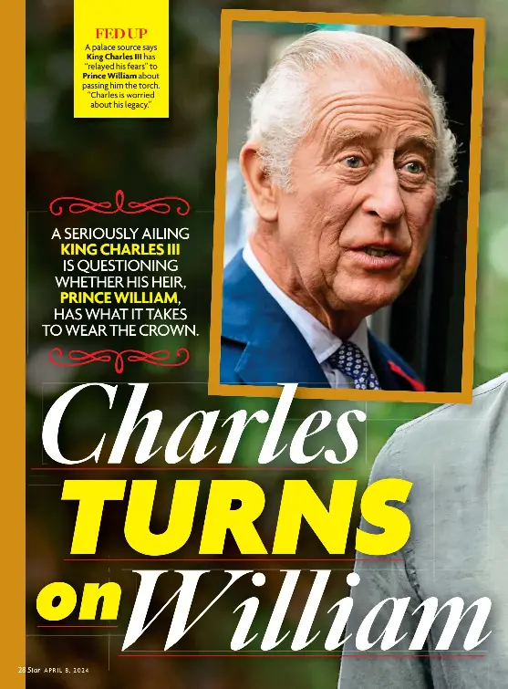 King Charles III Turns on Prince William! - PressReader