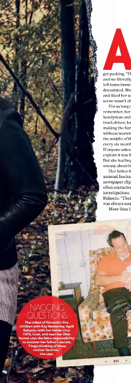 ‘I STILL LIVE WITH THE GUILT’ April Balascio knew her father was a ...