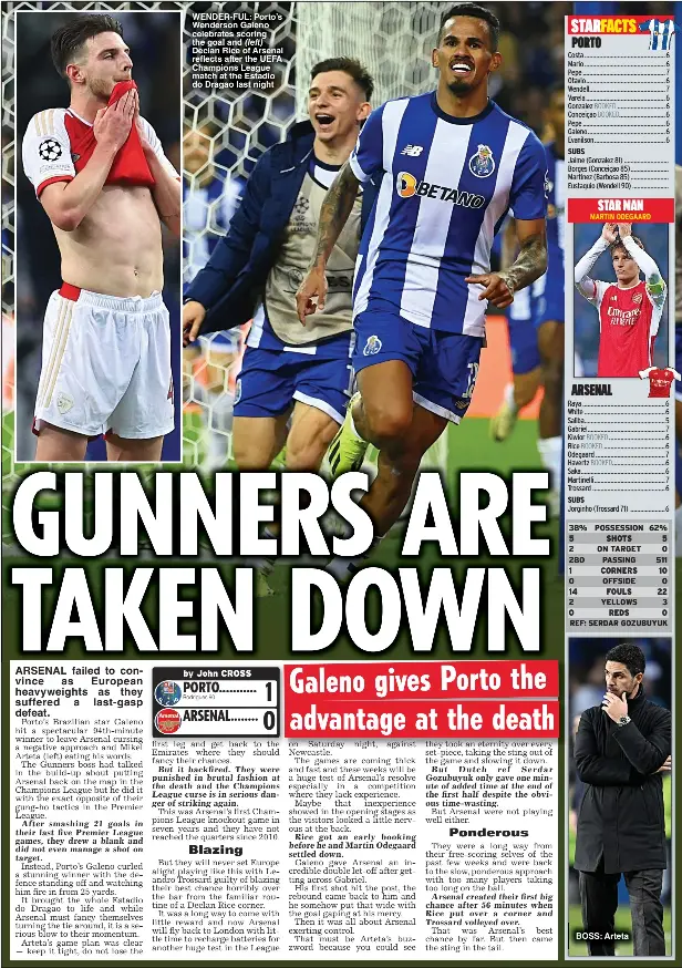 GUNNERS ARE TAKEN DOWN - PressReader