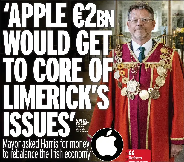 ‘APPLE €2BN WOULD GET TO CORE OF LIMERICK’S ISSUES’A - PressReader