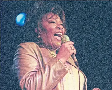 California Soul singer Marlena Shaw, 81 - PressReader