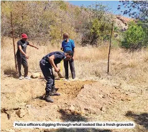 Mysterious gravelike site alarms security guard - PressReader