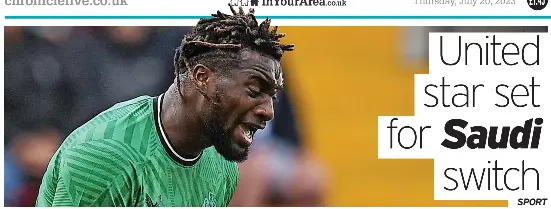 United star set for Saudi switch - PressReader