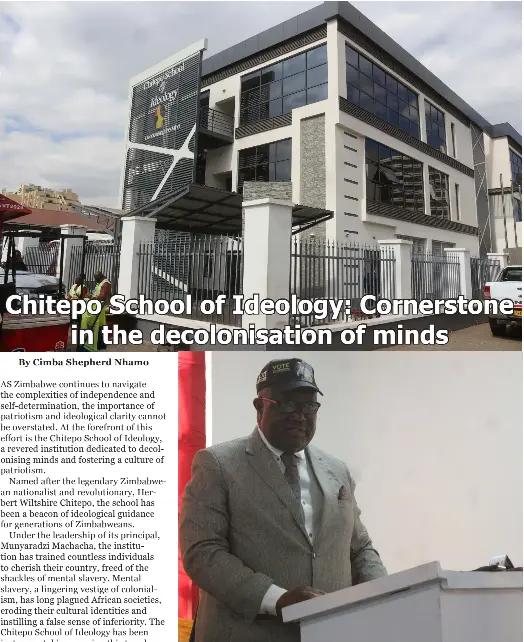 Chitepo School of Ideology: Cornerston­e in the decolonisa­tion of ...