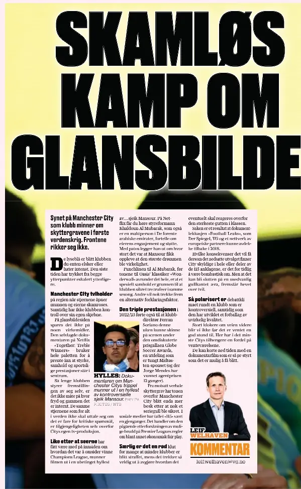 SKAMLØS KAMP OM GLANSBILDE - PressReader