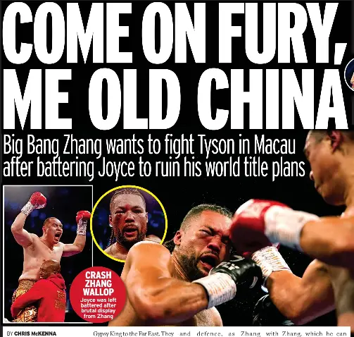 COME ON FURY , ME OLD CHINA - PressReader