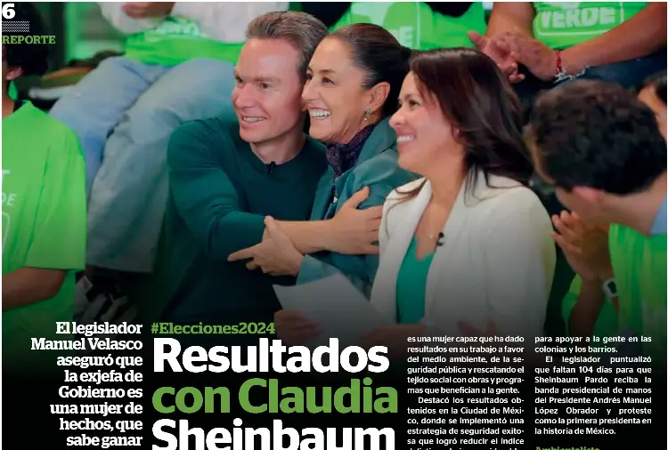 Resultados con Claudia Sheinbaum - PressReader