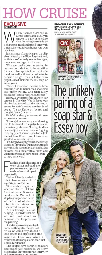 HOW CRUISE The unlikely pairing of a soap star & Essex boy - PressReader