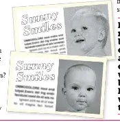 Blast from the past: Sunny Smiles and thinking of others… - PressReader