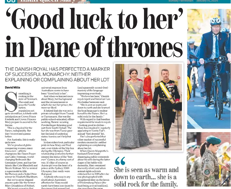 ‘Good luck to her’ in Dane of thrones - PressReader