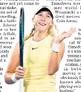 Andreeva schools role model Jabeur - PressReader