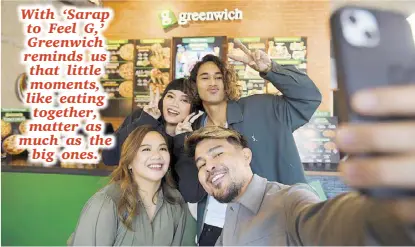 With ‘Sarap to Feel G,’ Greenwich reminds us that little moments, like eating together, matter ...