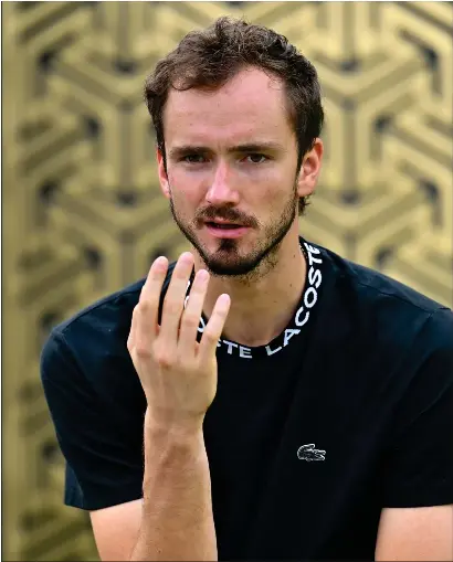 When I play my best tennis, I can beat anyone, says Medvedev - PressReader