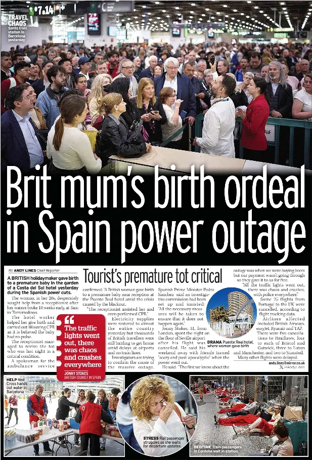 Brit mum’s birth ordeal in Spain power outage - PressReader