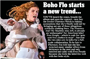 Boho Flo starts a new trend... - PressReader