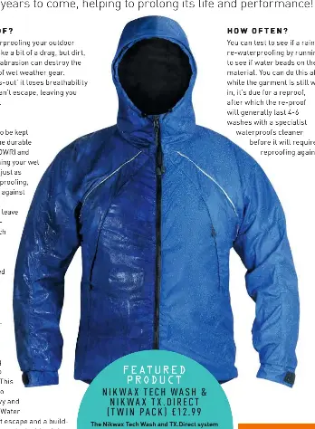 REPROOFING WATERPROOF­S - PressReader