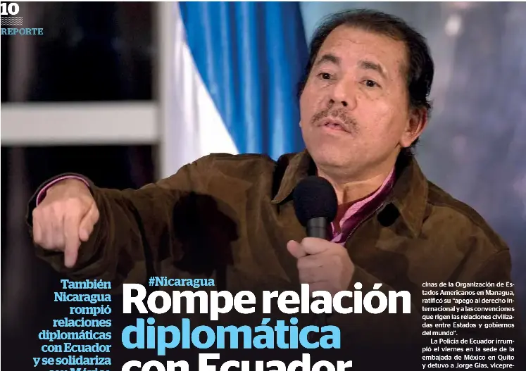 Rompe relación diplomátic­a con Ecuador - PressReader