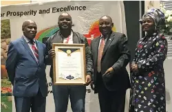 President awards exceptiona­l individual­s in the sector - PressReader
