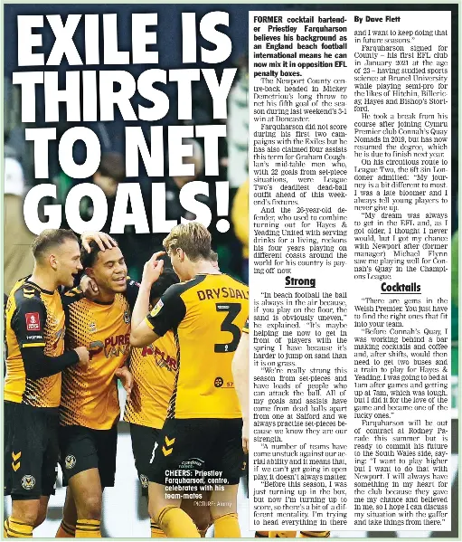 EXILE IS THIRSTY TO NET GOALS! - PressReader