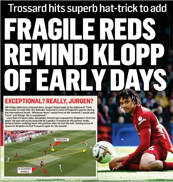FRAGILE REDS REMIND KLOPP OF EARLY DAYS - PressReader