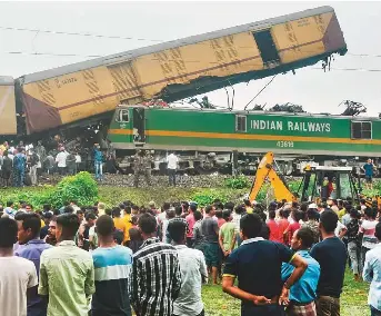 TRAIN CRASH IN INDIA LEAVES 9 DEAD, 50 INJURED - PressReader