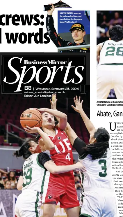 Abate, Ganade shine for Red Warriors - PressReader