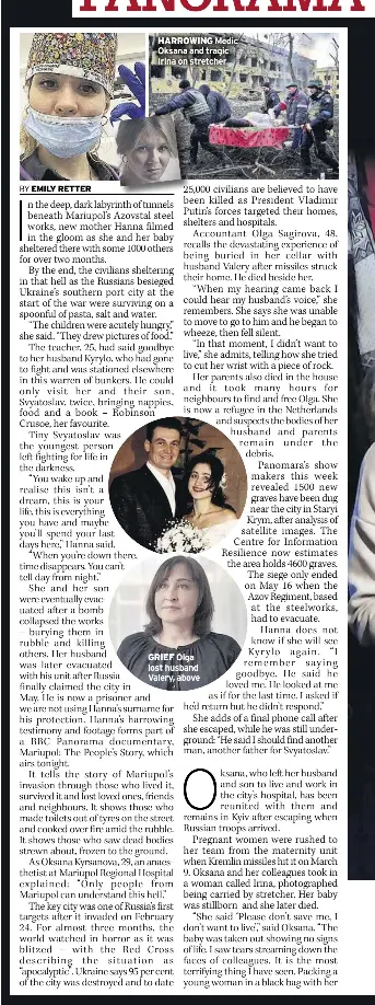 PANORAMA EXPOSES MARIUPOL HORRORS LIFE IN HELL - PressReader