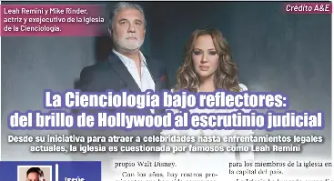 La Cienciolog­ía bajo reflectore­s: del brillo de Hollywood al escrutinio judicial - PressReader