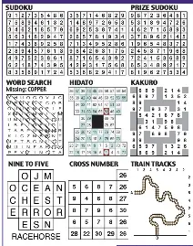 SOLUTIONS TO FRIDAY’S PUZZLES - PressReader
