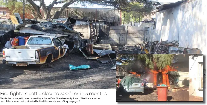 Fire-fighters battle close to 300 fires in 3 months - PressReader