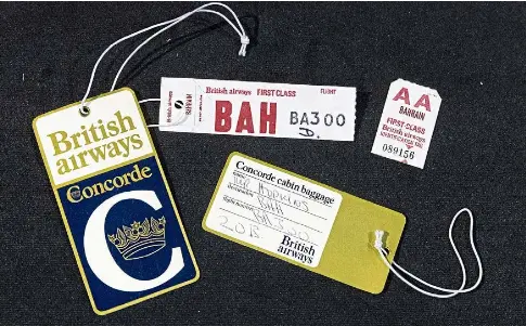 Delight as museum given keepsakes of flight on Concorde - PressReader