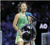 China's Zheng downcast by Sabalenka reality check - PressReader