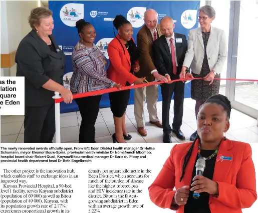 Knysna hospital gets new wards - PressReader
