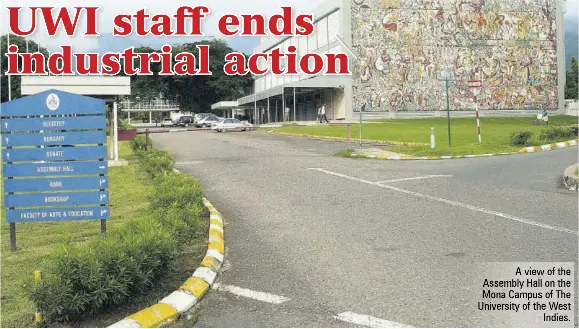 UWI staff ends industrial action - PressReader