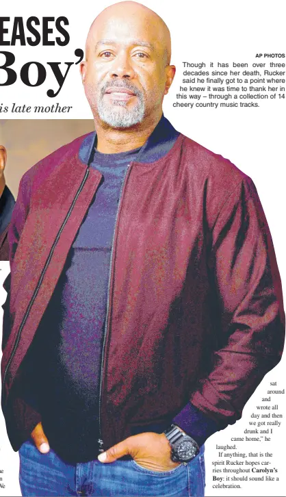 DARIUS RUCKER RELEASES ‘Carolyn’s Boy’ - PressReader