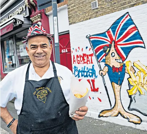 London’s best chippy told to scrap ‘unsuitable’ flag mural - PressReader